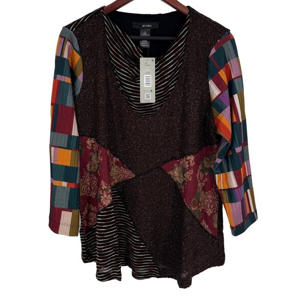 Ali Miles | Tops | New Nwt Ali Miles Sz Large Wearable Art Fall Autumn ...
